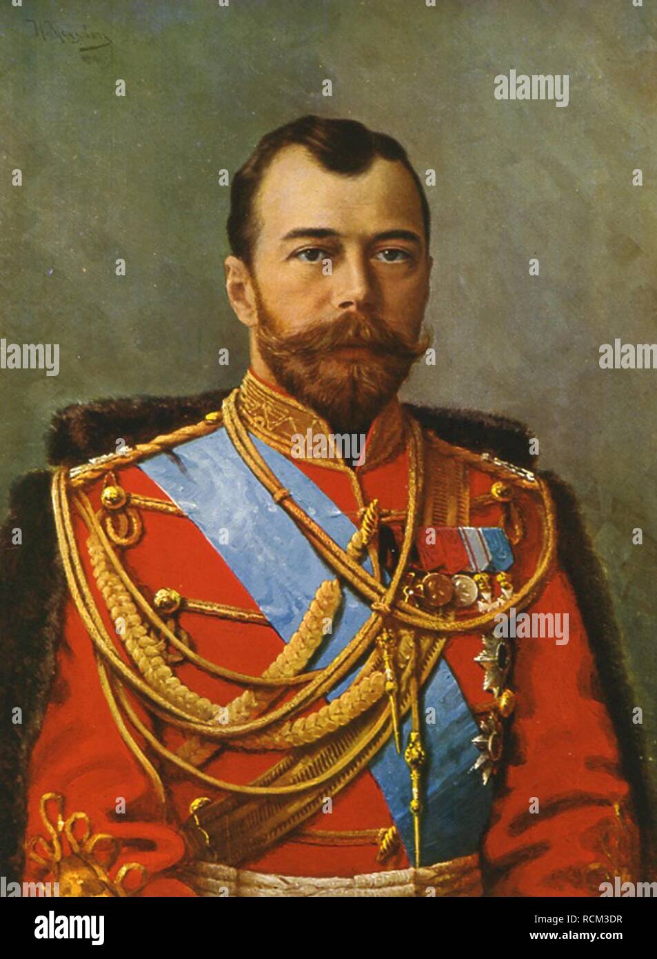 Portrait nicholas ii painting hi-res stock photography and images - Alamy