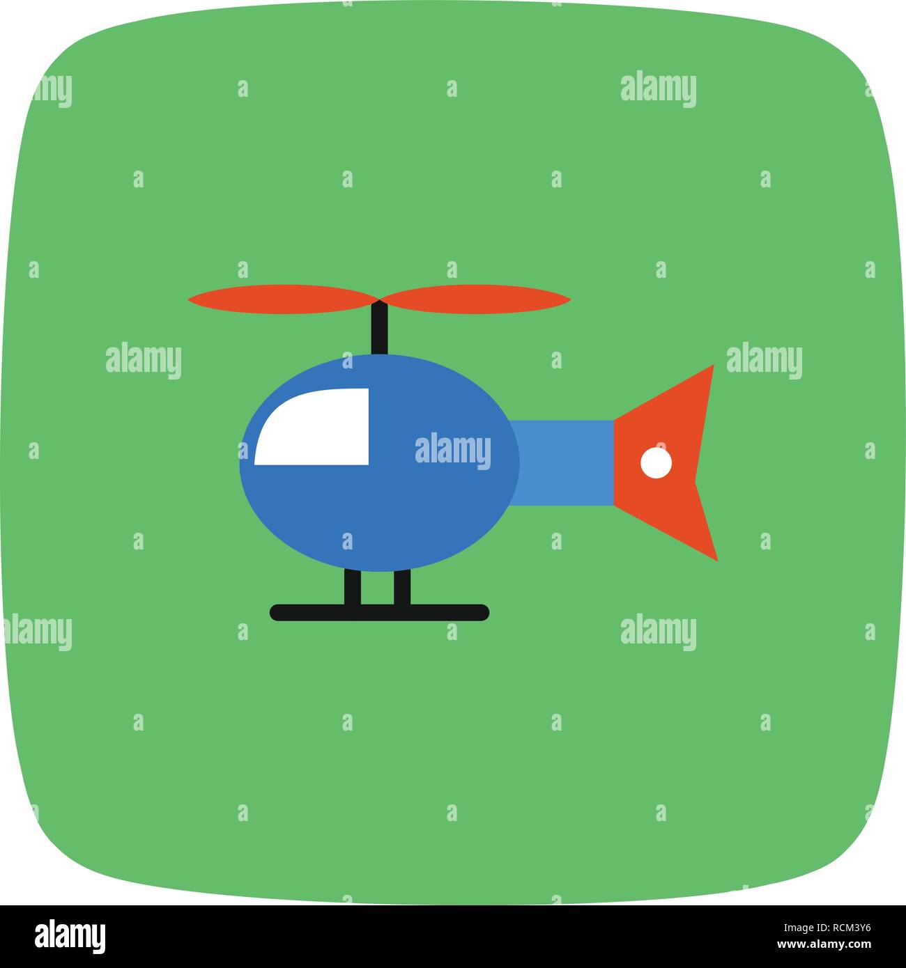 Vector Helicopter Icon Stock Vector Image & Art - Alamy
