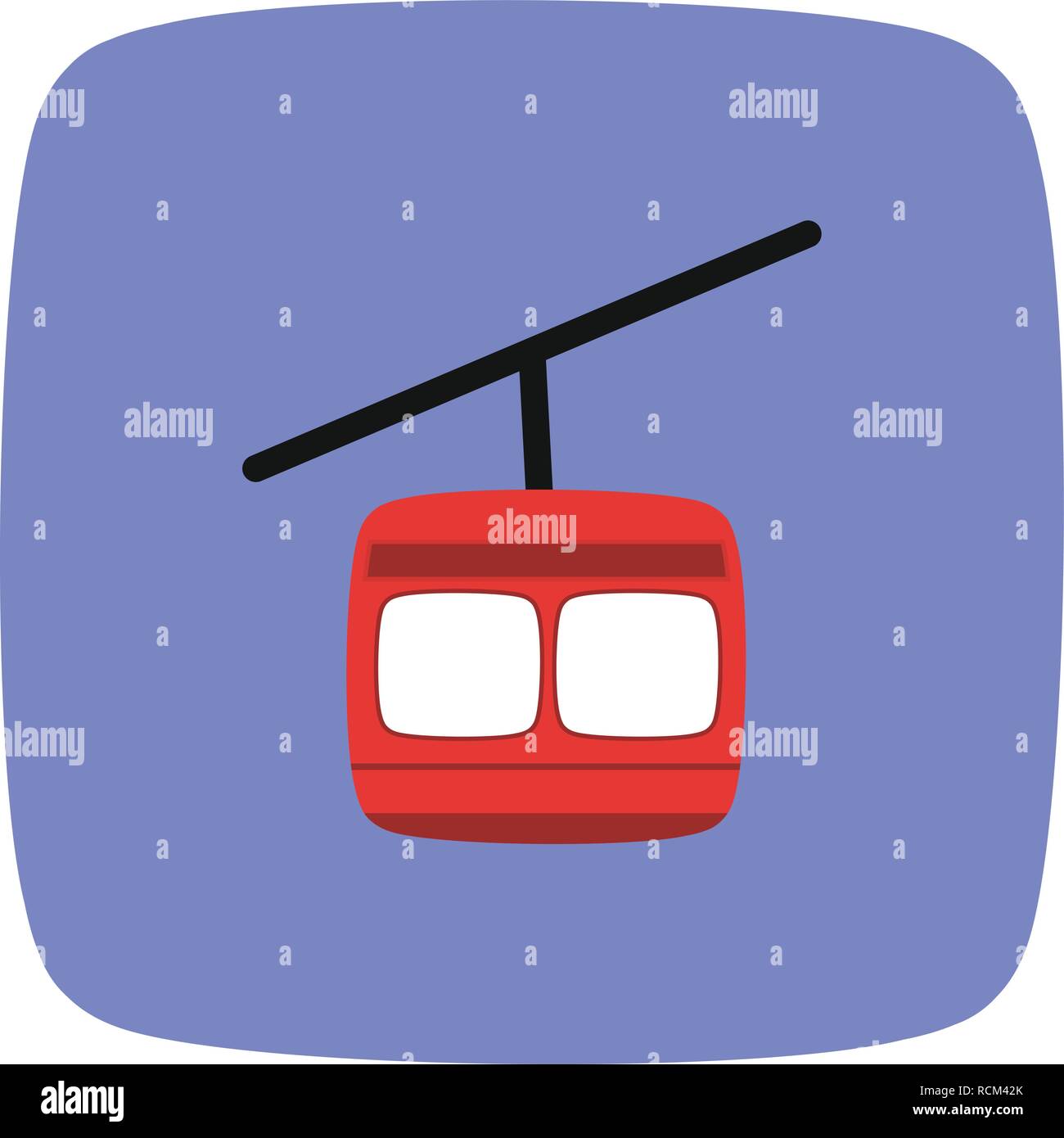 Vector Chair lift Icon Stock Vector Image & Art - Alamy