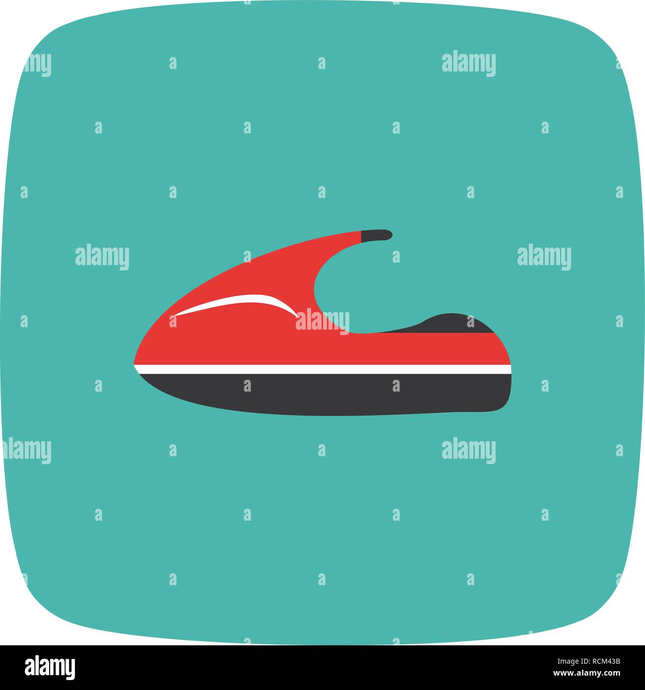 Vector Jet Ski Icon Stock Vector Image & Art - Alamy