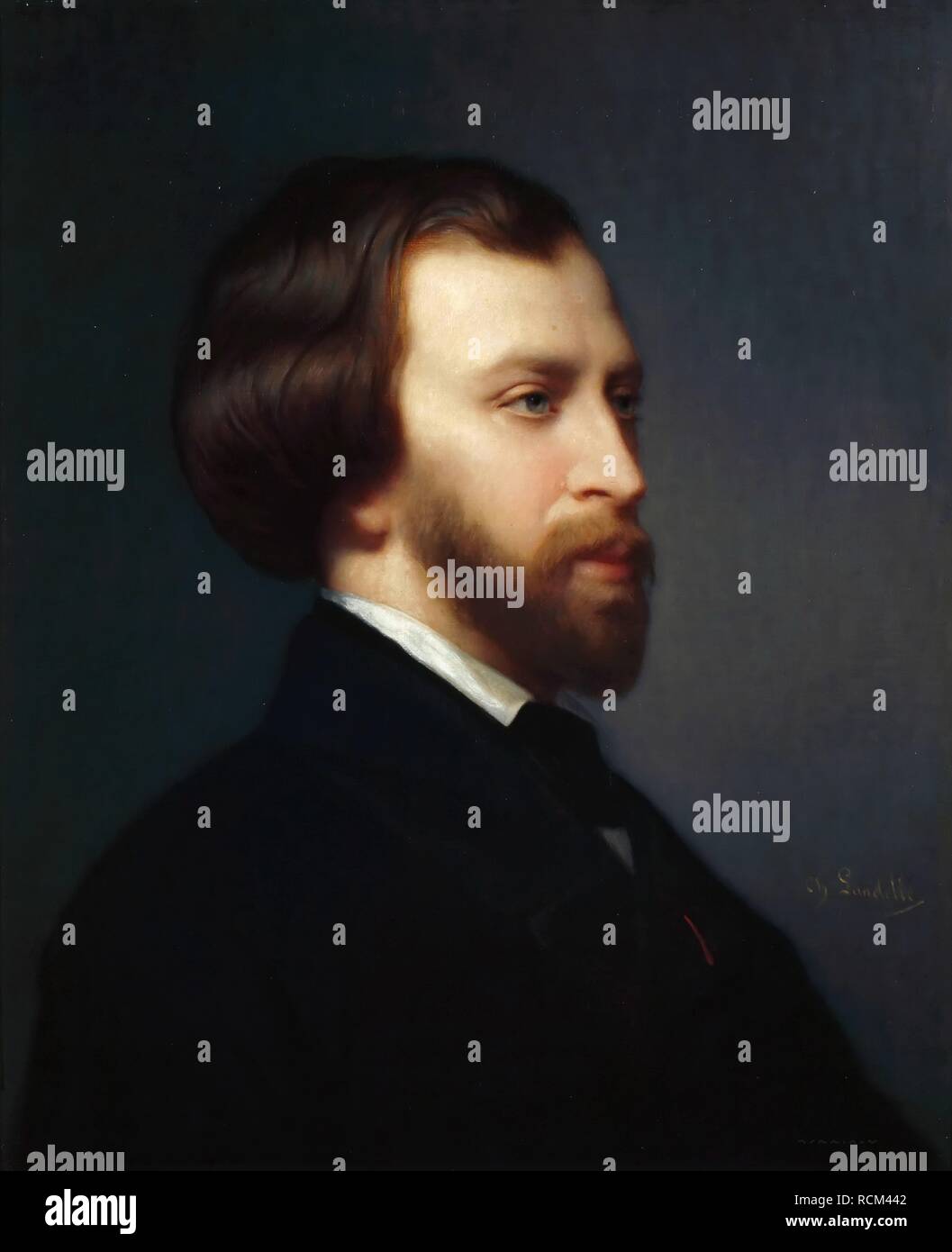 Portrait of Alfred de Musset (1810-1857). Museum: Musée de l'Histoire ...