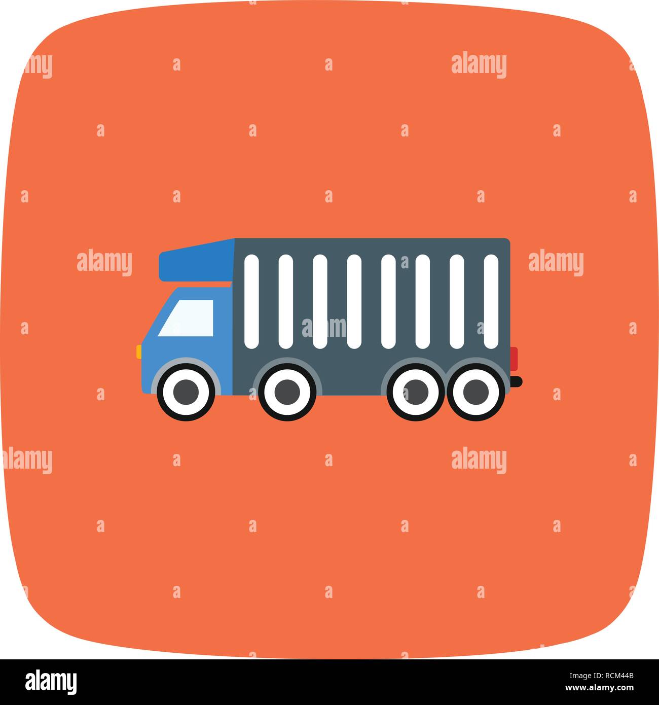 Vector Tipper Truck Icon Stock Vector Image & Art - Alamy