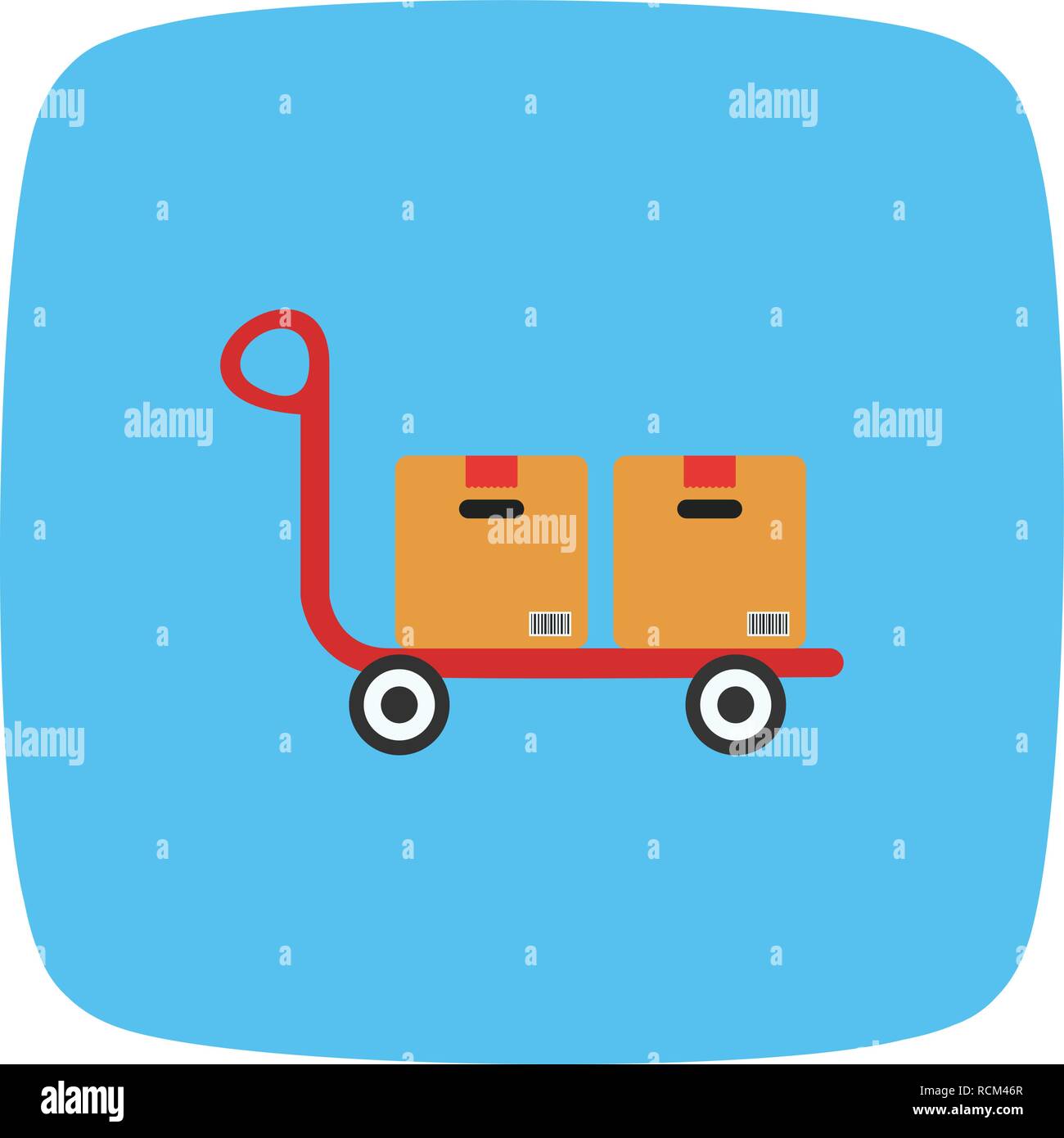 Vector Trolley Icon Stock Vector Image & Art - Alamy