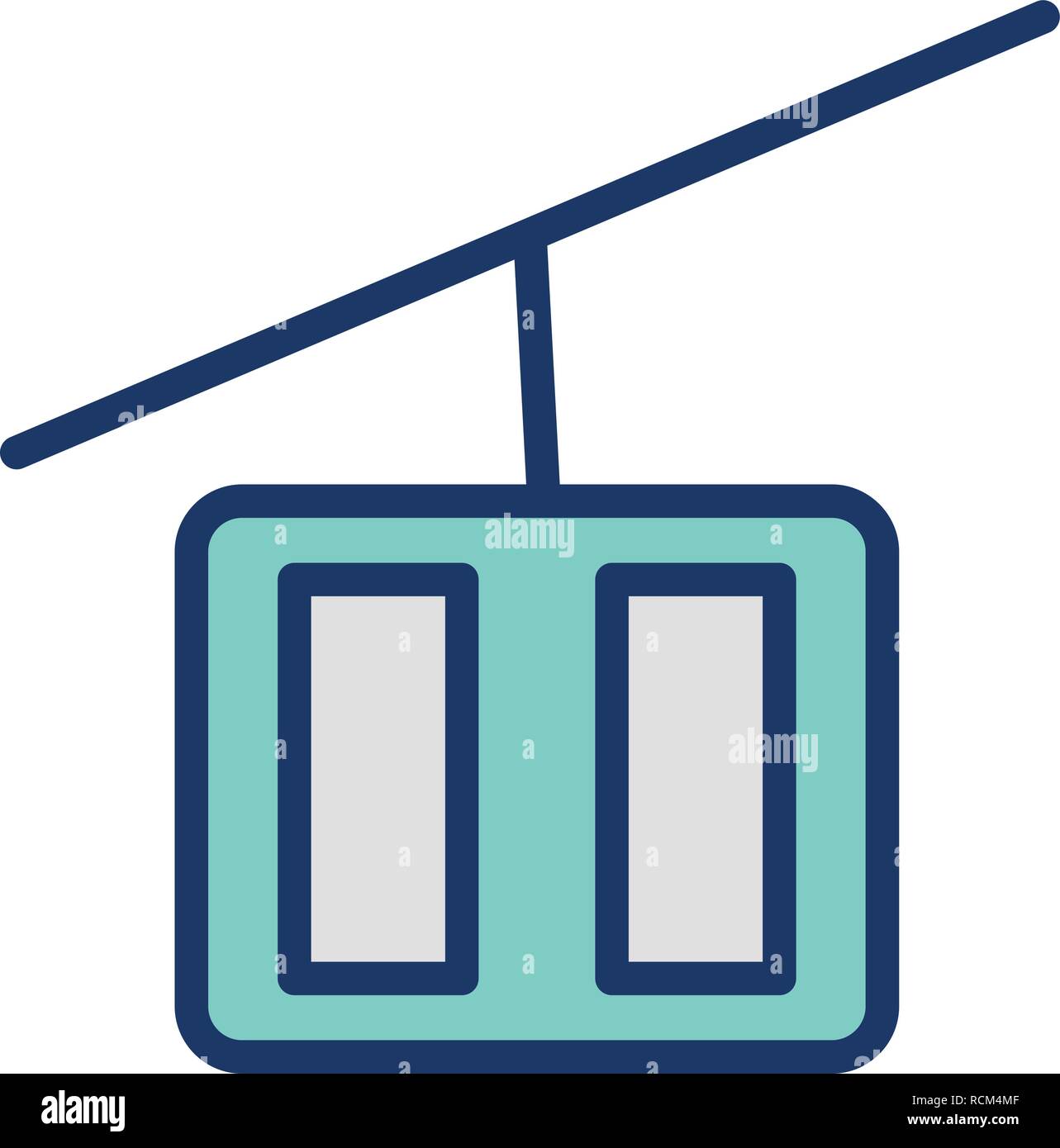 Vector Chair lift Icon Stock Vector Image & Art - Alamy
