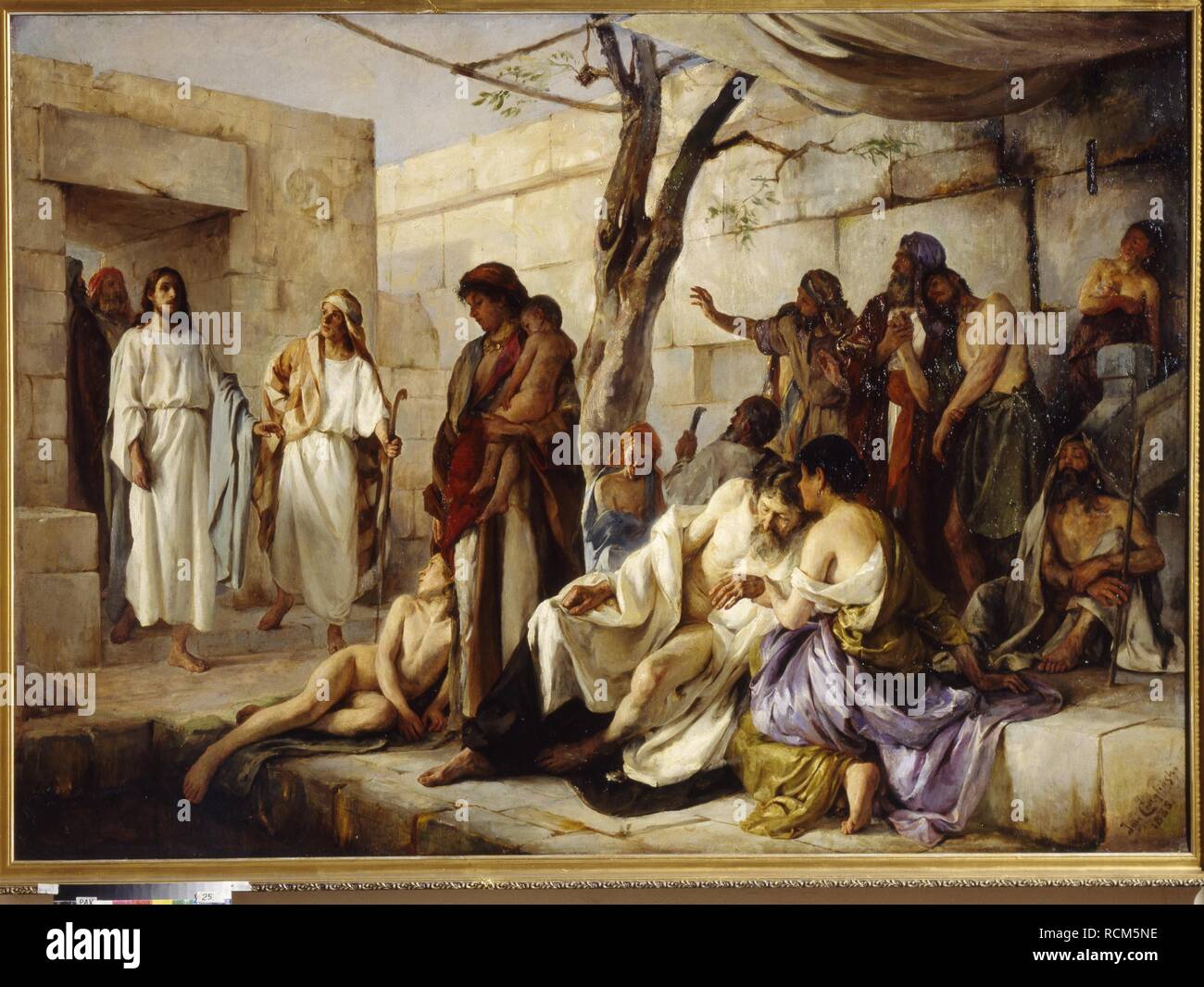 Jesus healing bethesda hi-res stock photography and images - Alamy