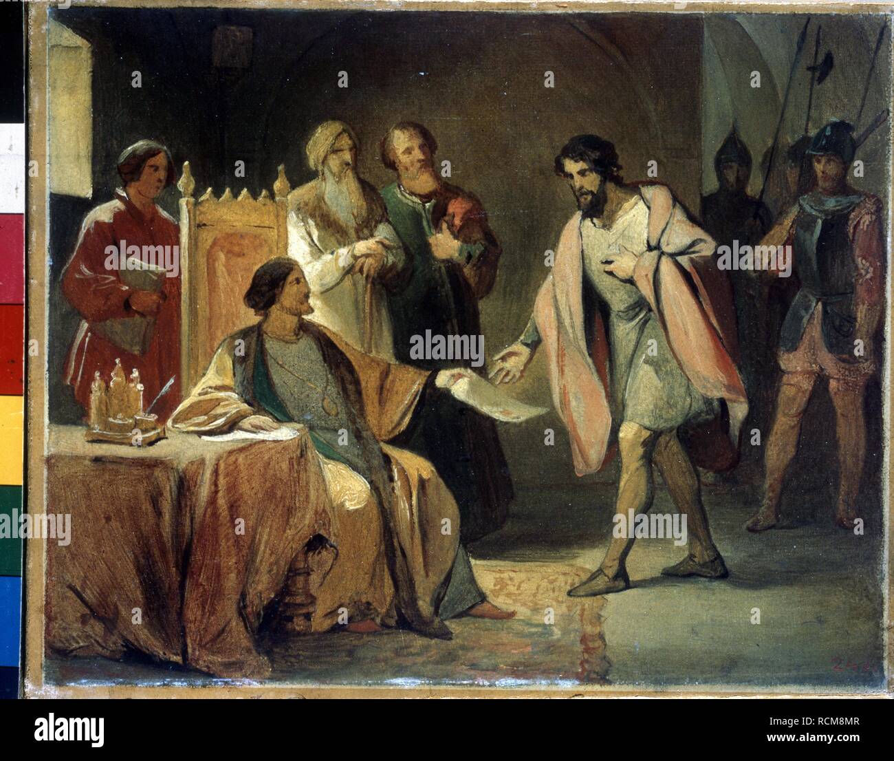 Tsar Ivan III charges to Aristotele Fioravanti with an coinage order in ...