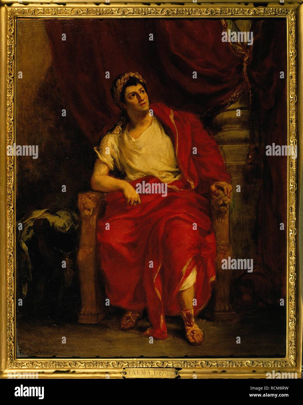 The Actor Talma as Nero in Britannicus. Museum: Comédie Française ...