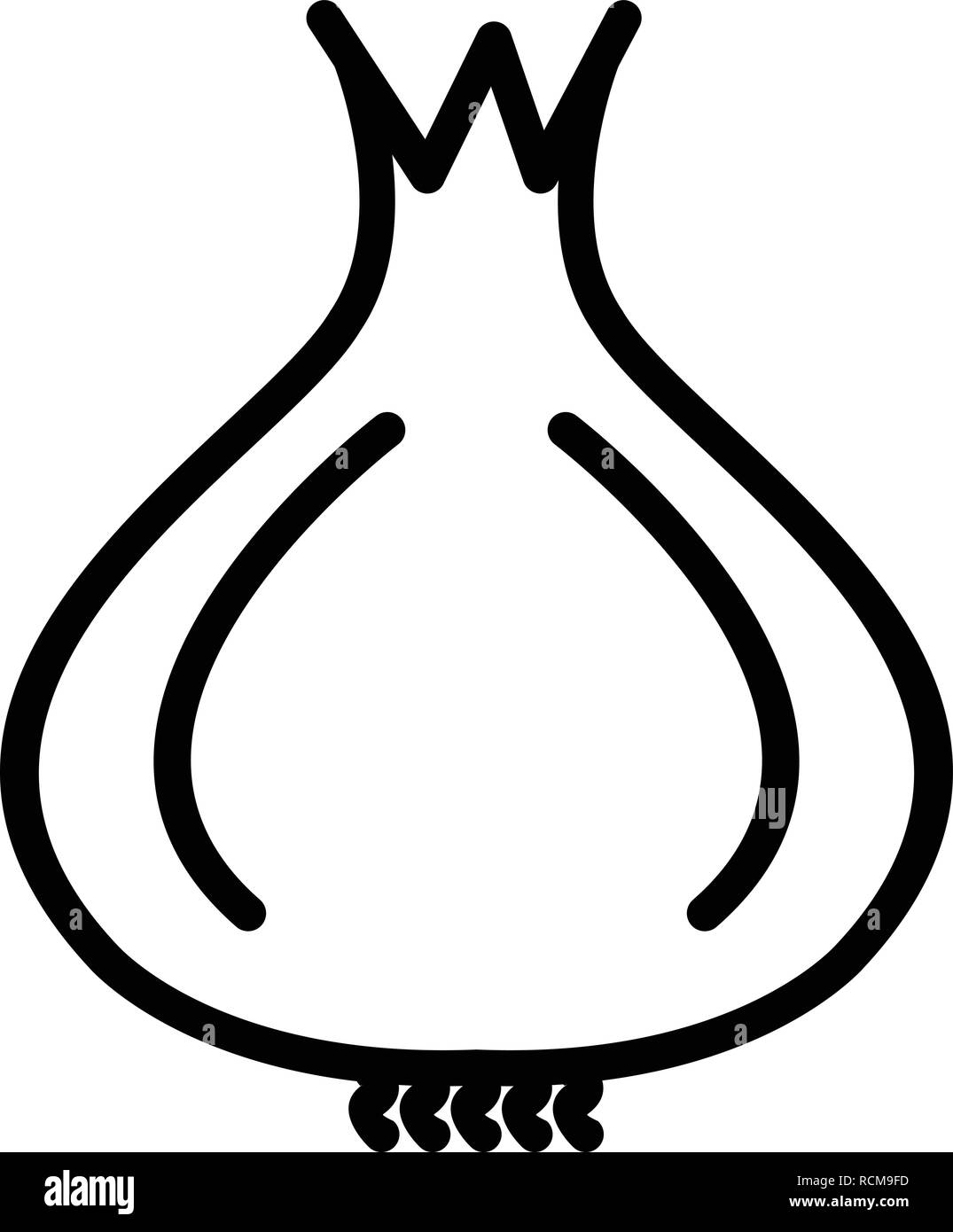 Vector Onion Icon Stock Vector Image & Art - Alamy