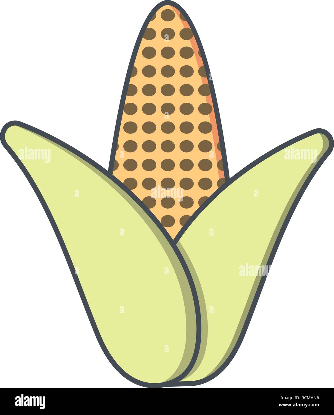 Vector Corn Icon Stock Vector Image & Art - Alamy