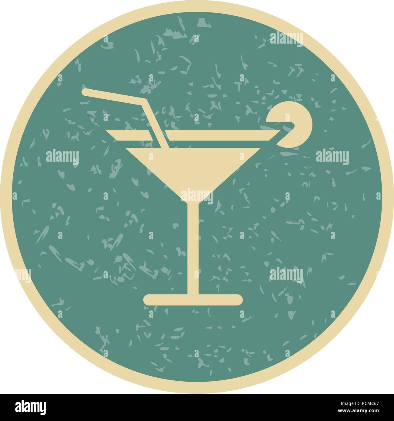Vector Cocktail Icon Stock Vector Image & Art - Alamy