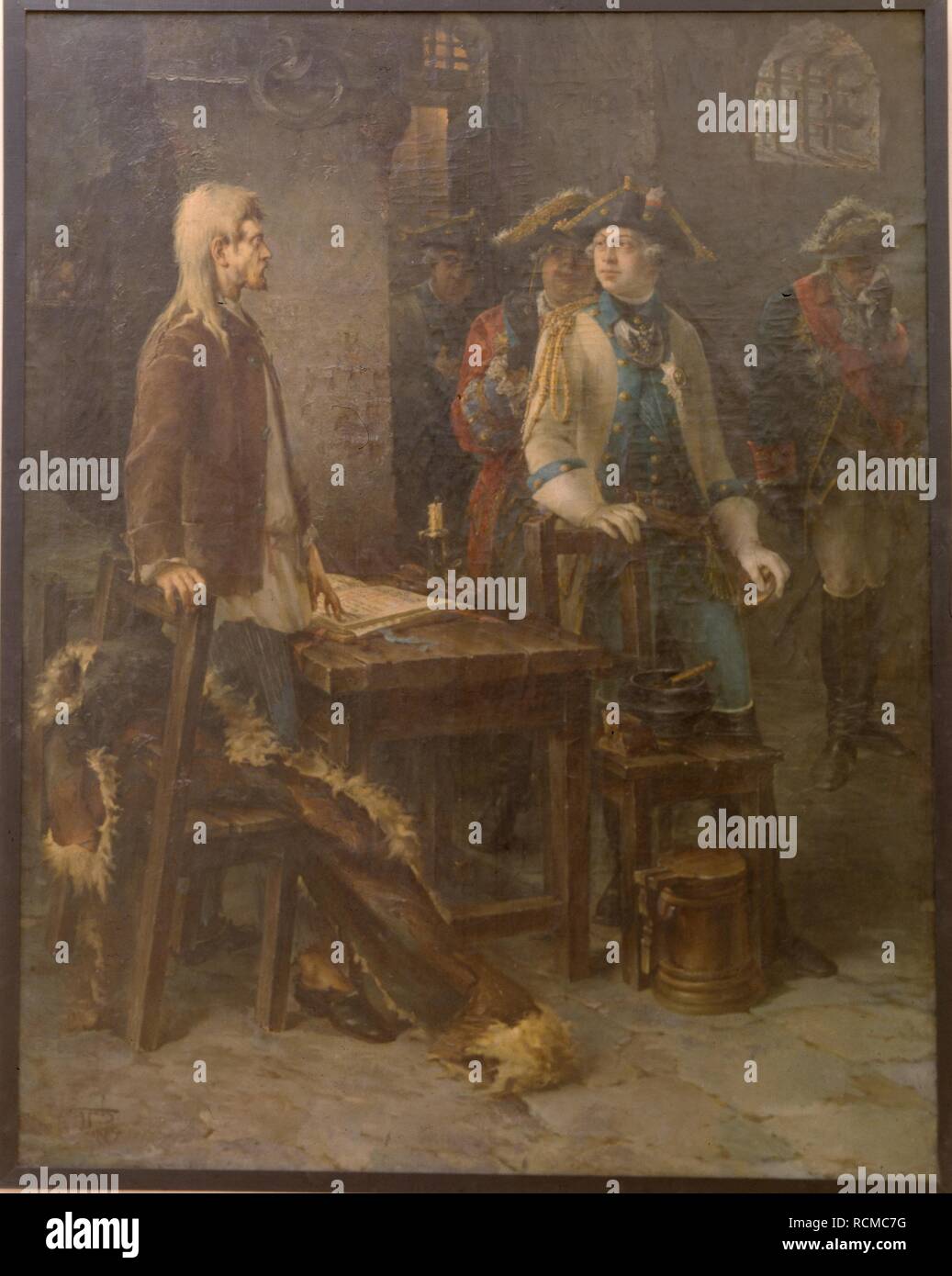 Emperor Peter III visiting Ivan VI Antonovich in the Shlisselburg ...