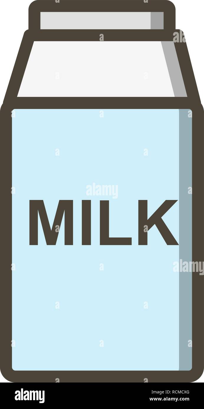 Vector Milk Icon Stock Vector Image & Art - Alamy