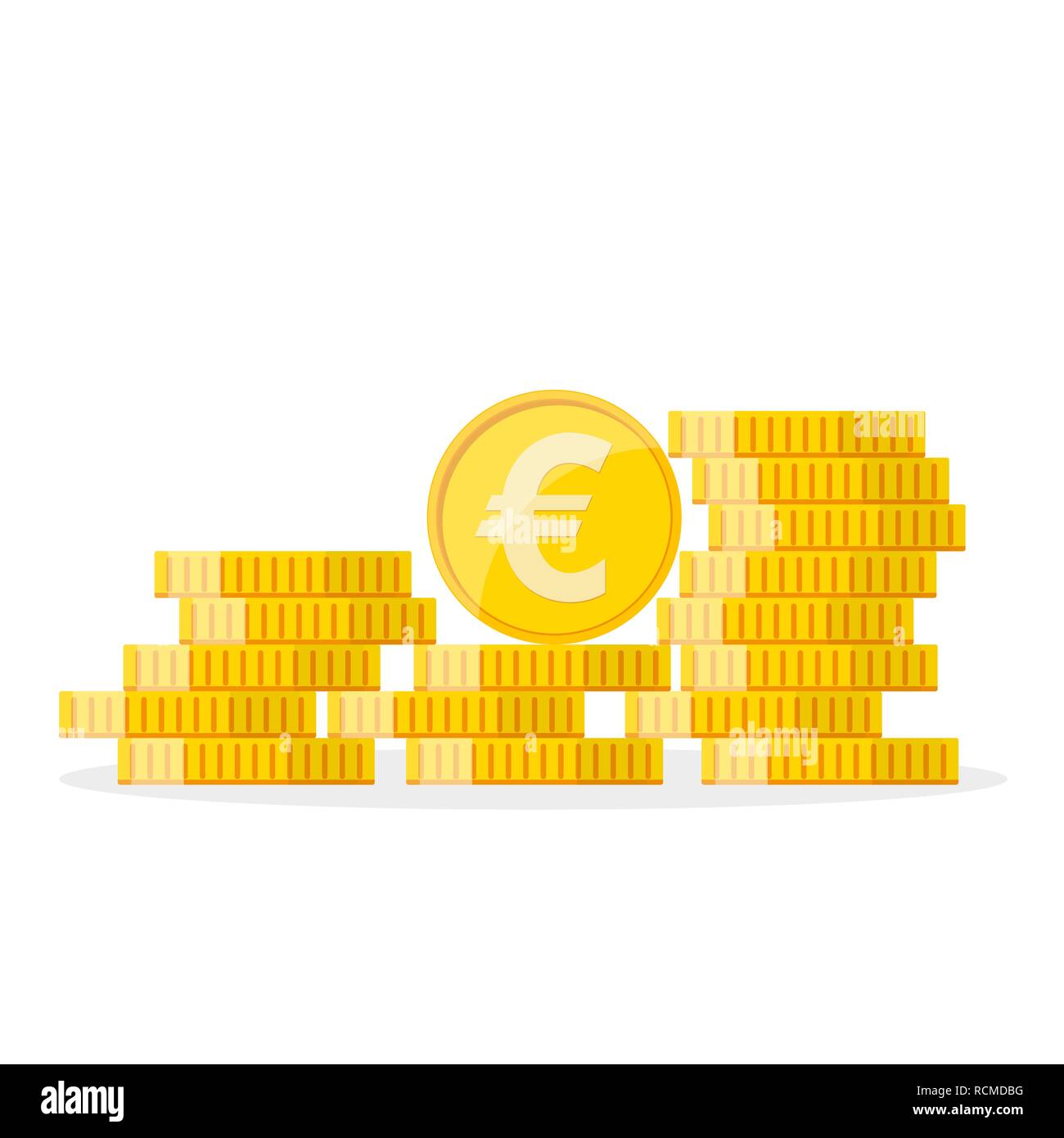 White euro vector vectors hi-res stock photography and images - Alamy