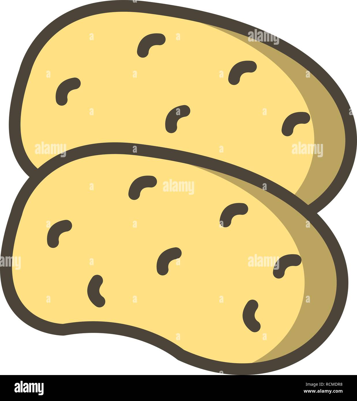 Vector Potatoes Icon Stock Vector Image & Art - Alamy