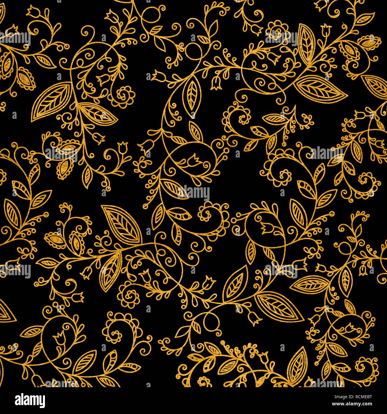 Gold motifs paper hi-res stock photography and images - Alamy