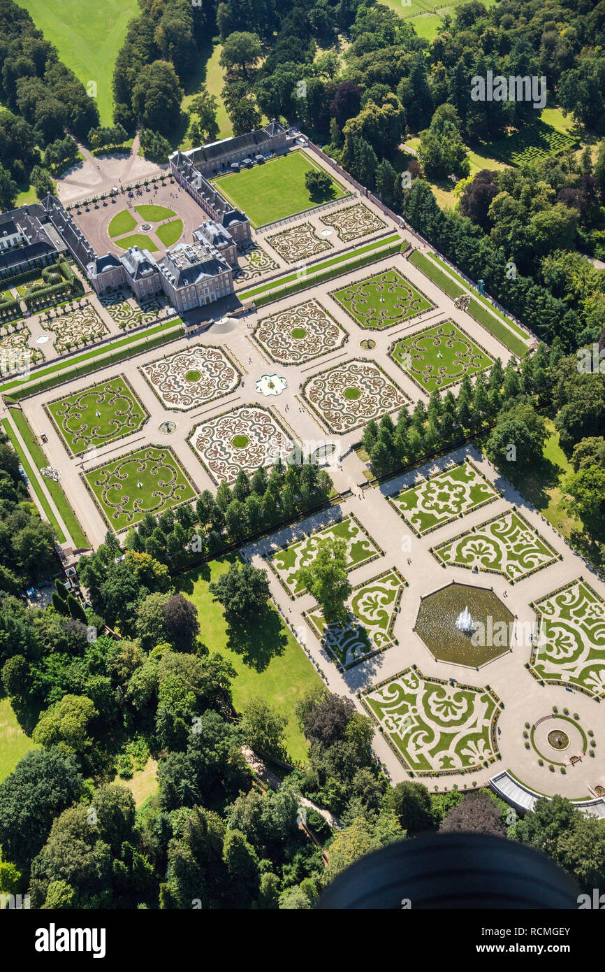 The Netherlands, Apeldoorn, Royal Palace Het Loo. Museum and gardens ...