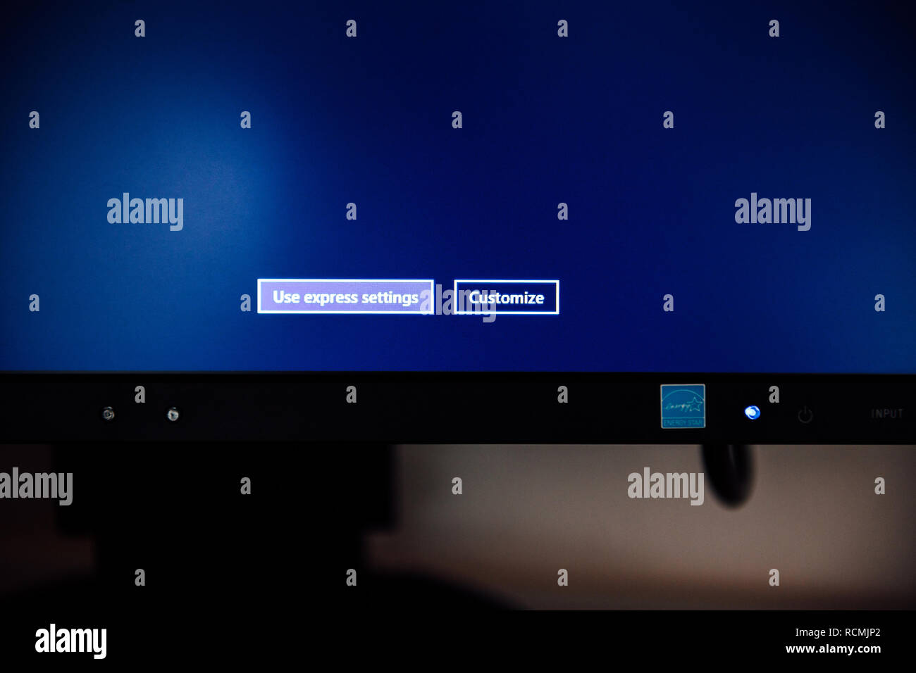 LONDON, UNITED KINGDOM - FEB 13, 2015: Use Express settings and ...