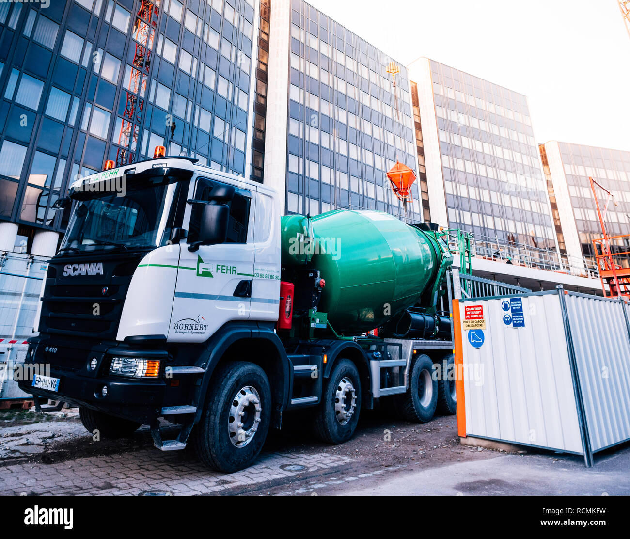 Scania truck mixer hi-res stock photography and images - Alamy