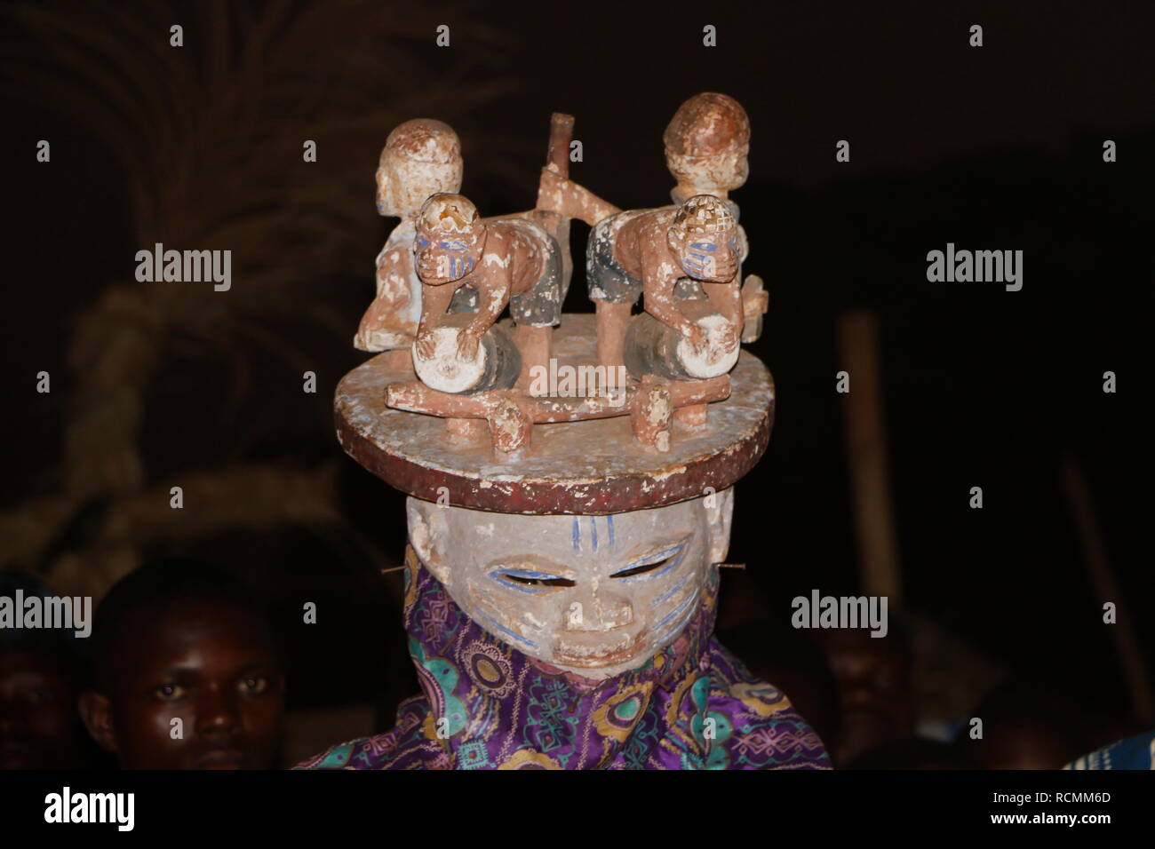 Gélédé festival in Ketou, a masked festival with dances by the Yoruba ...