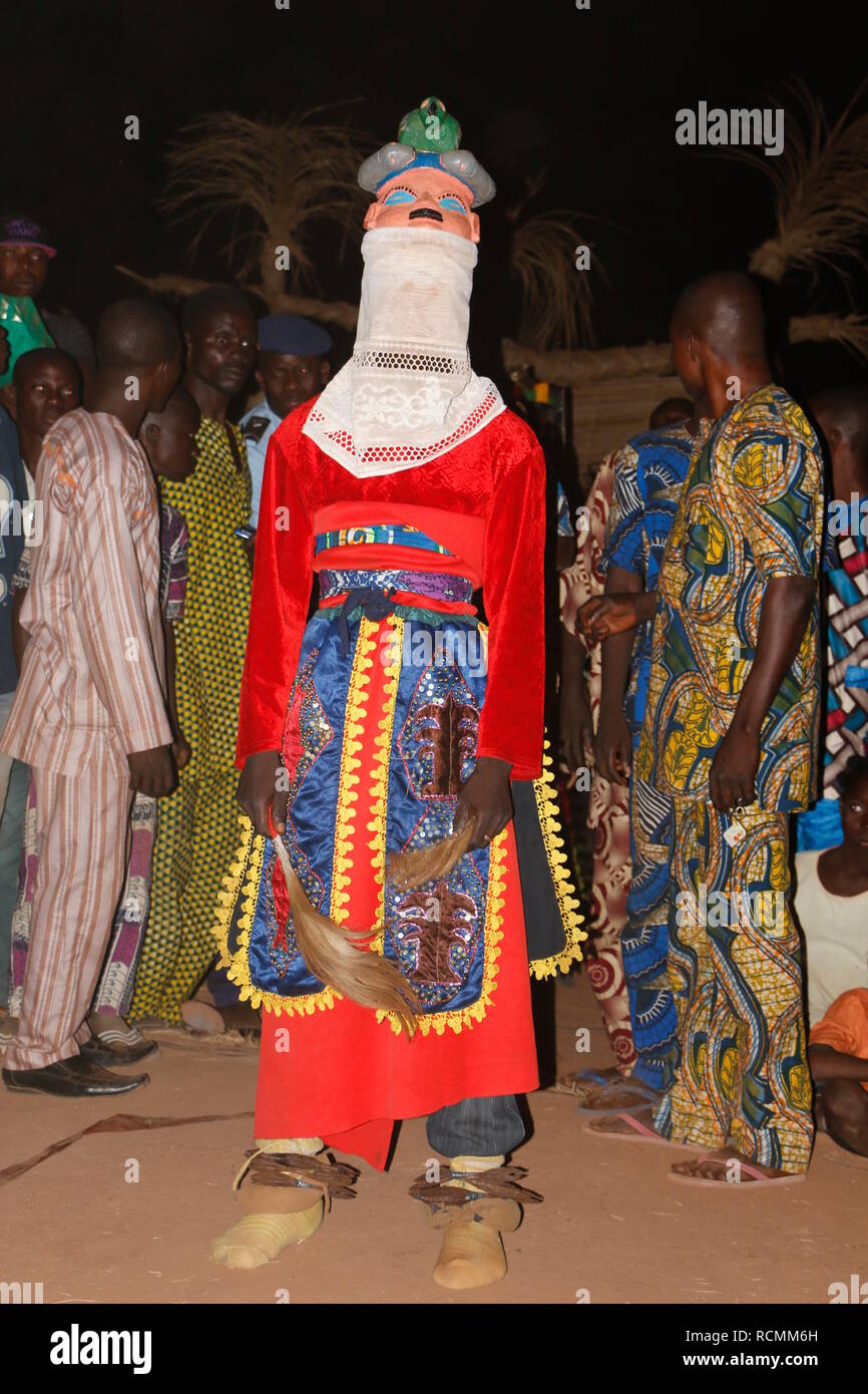 Gélédé festival in Ketou, a masked festival with dances by the Yoruba ...