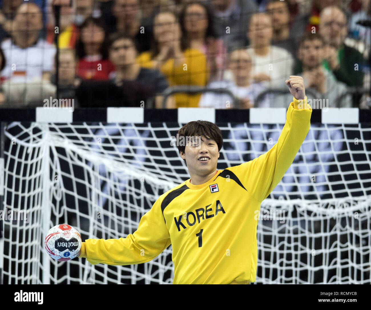 Berlin, Germany. 15th Jan, 2019. Handball: WM, Korea - Serbia ...