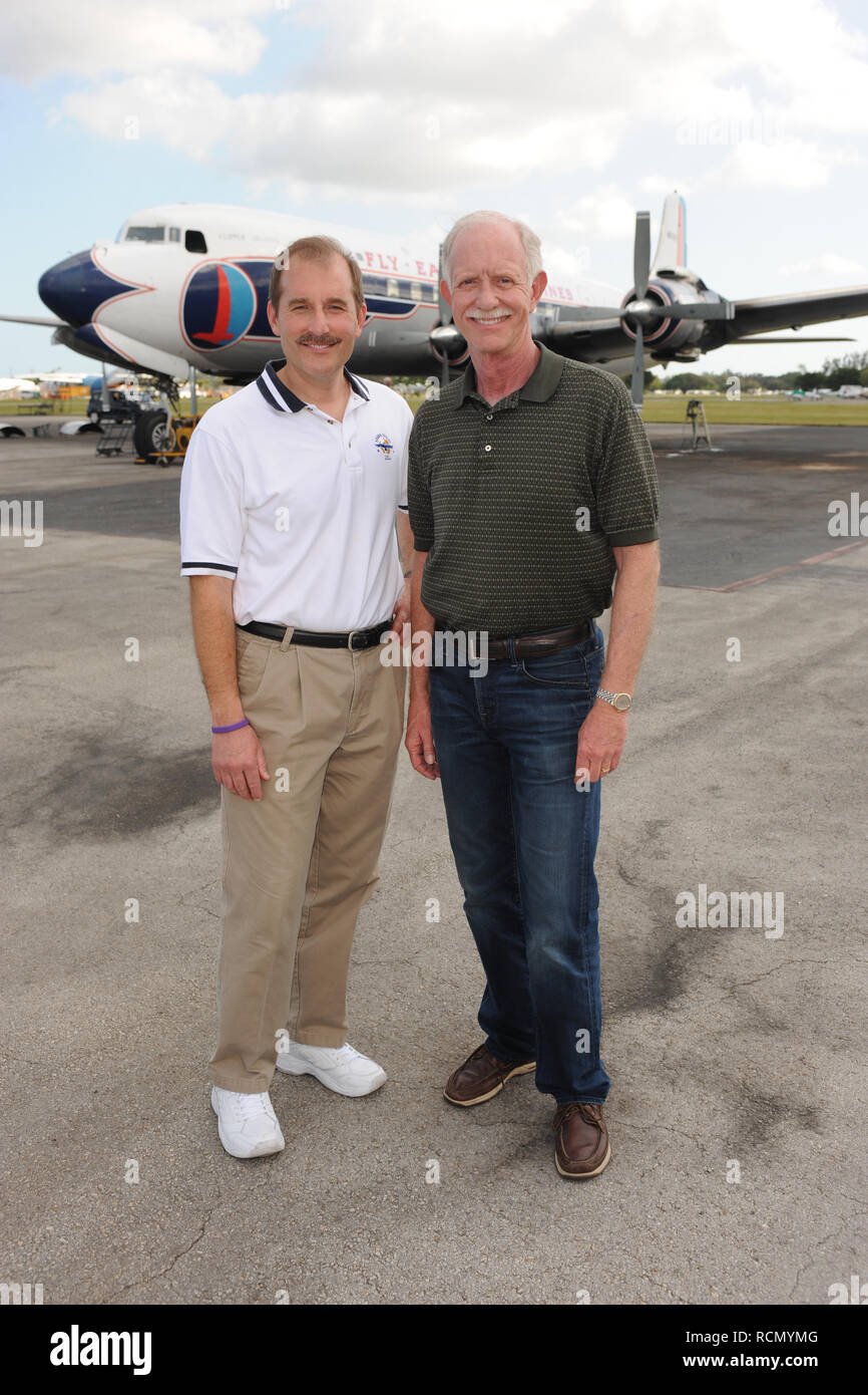 MIAMI, FL - NOVEMBER 17: Captain 'Sully' Sullenberger and Co-pilot Jeff ...
