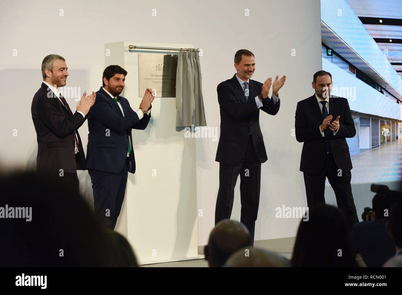 Murcia, Spain. 15th January, 2019. Spanish King Felipe VI with ...