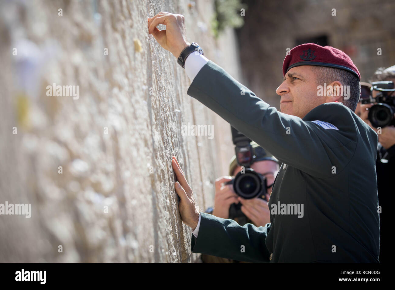 Jerusalem. 15th Jan, 2019. Israeli military's 22nd Chief of Staff Aviv ...