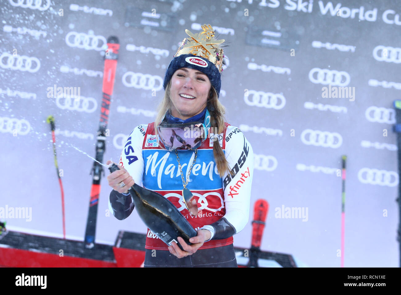 Mikaela shiffrin 2019 hi-res stock photography and images - Alamy