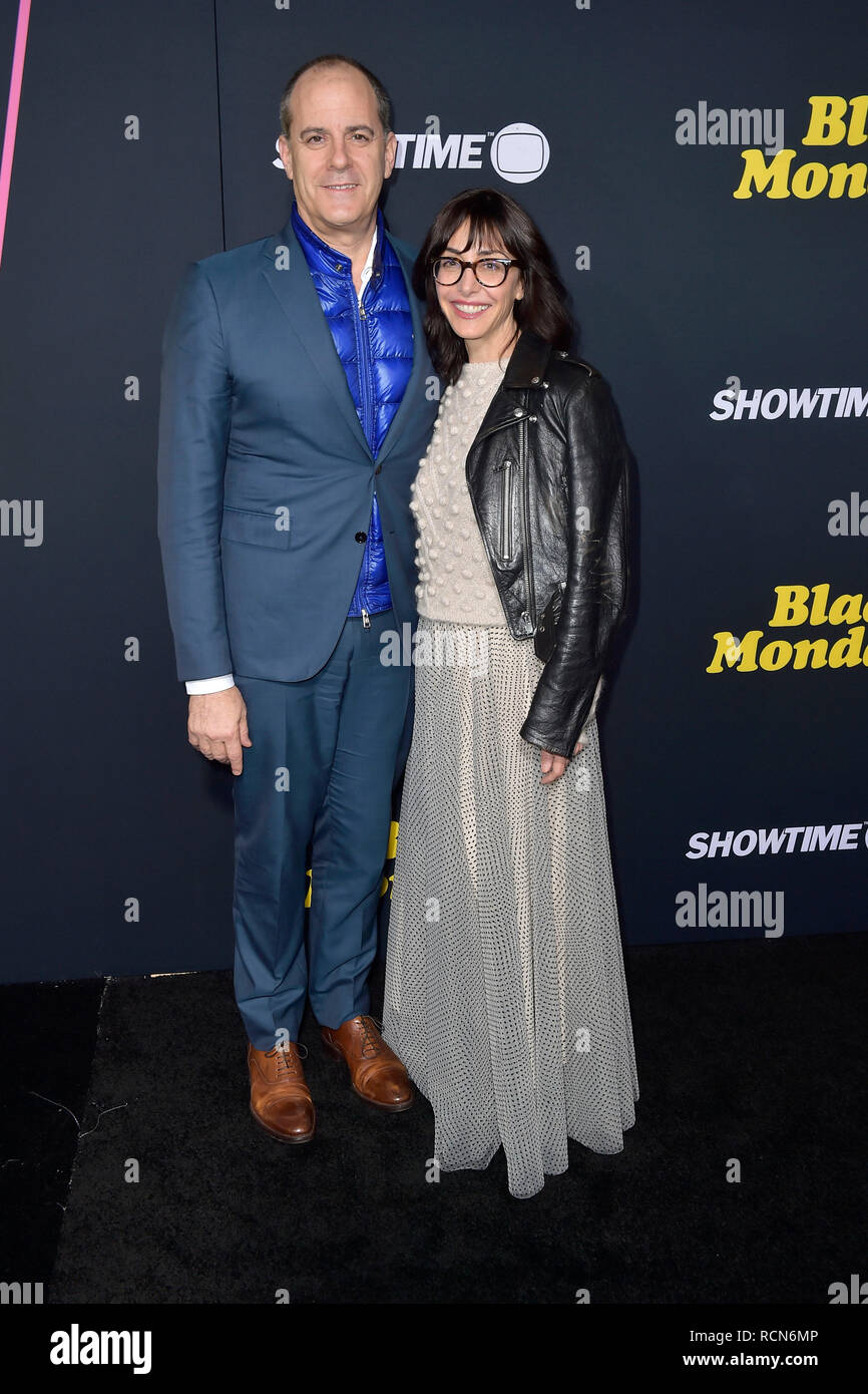 Los Angeles, USA. 14th Jan, 2019. David Nevins with wife Andrea ...