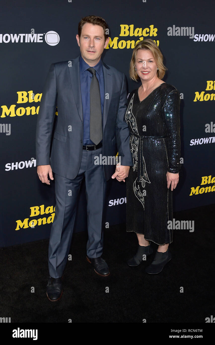 Los Angeles, USA. 14th Jan, 2019. Derek Ceci with wife Melissa Bruning ...