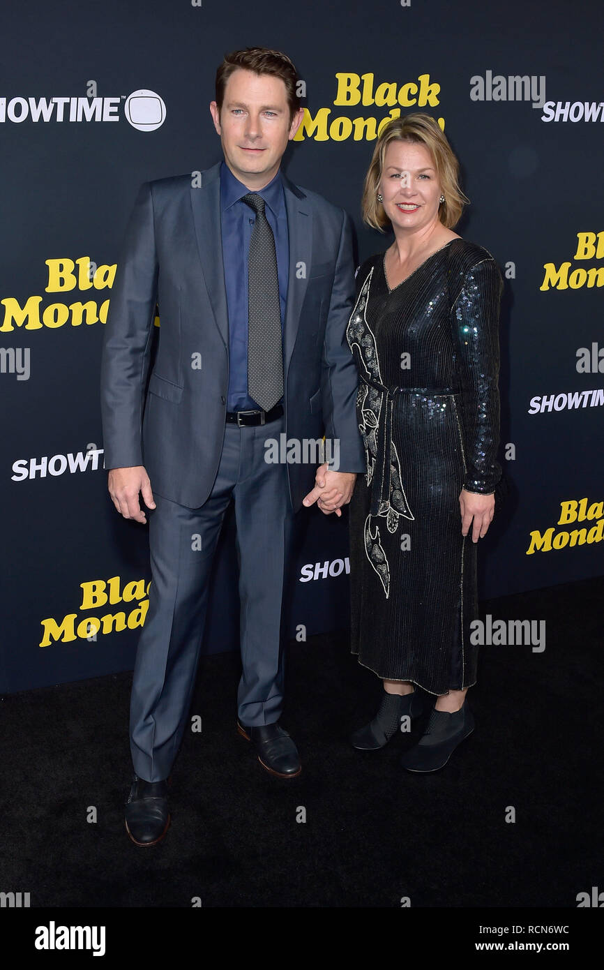 Los Angeles, USA. 14th Jan, 2019. Derek Ceci with wife Melissa Bruning ...
