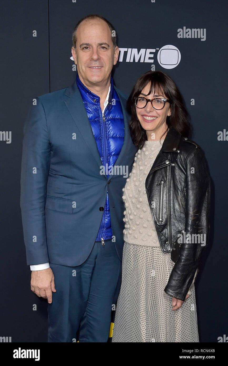 Los Angeles, USA. 14th Jan, 2019. David Nevins with wife Andrea ...