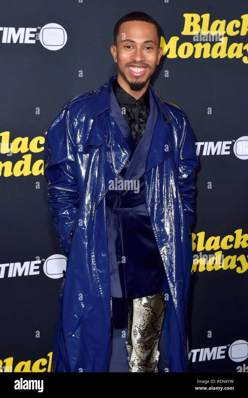 Los Angeles, USA. 14th Jan, 2019. Kalen Allen at the premiere of the ...