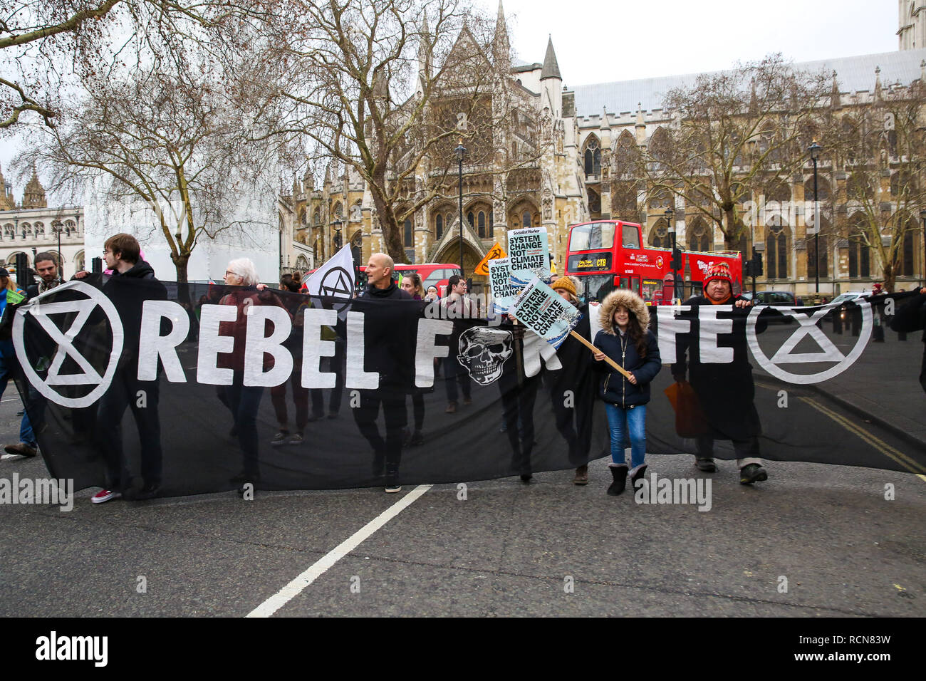 Save our planet banner protest hi-res stock photography and images - Alamy