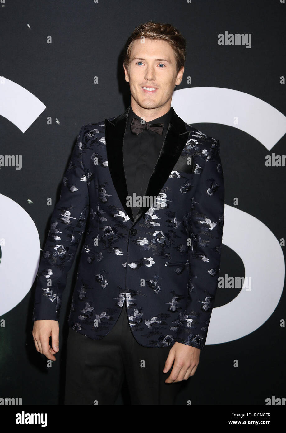 New York City, New York, USA. 15th Jan, 2019. Actor SPENCER TRENT CLARK ...