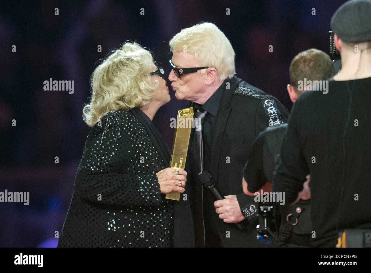 Berlin, Deutschland. 12th Jan, 2019. HEINO and his wife HANNELORE ...