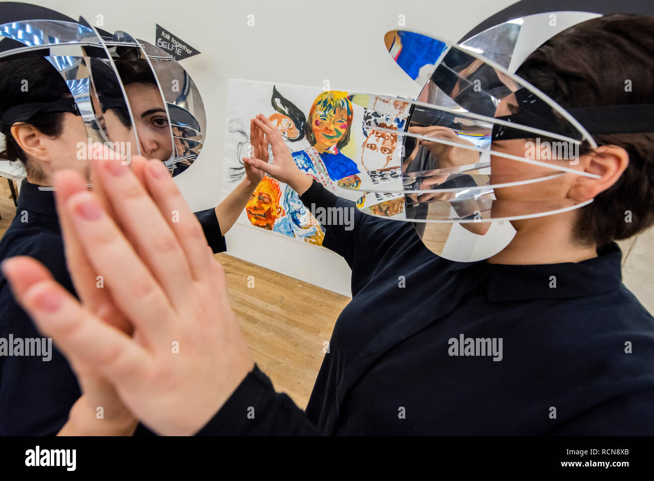London, UK. 16th January, 2019. Sensorium (fragmenting to recompose the ...