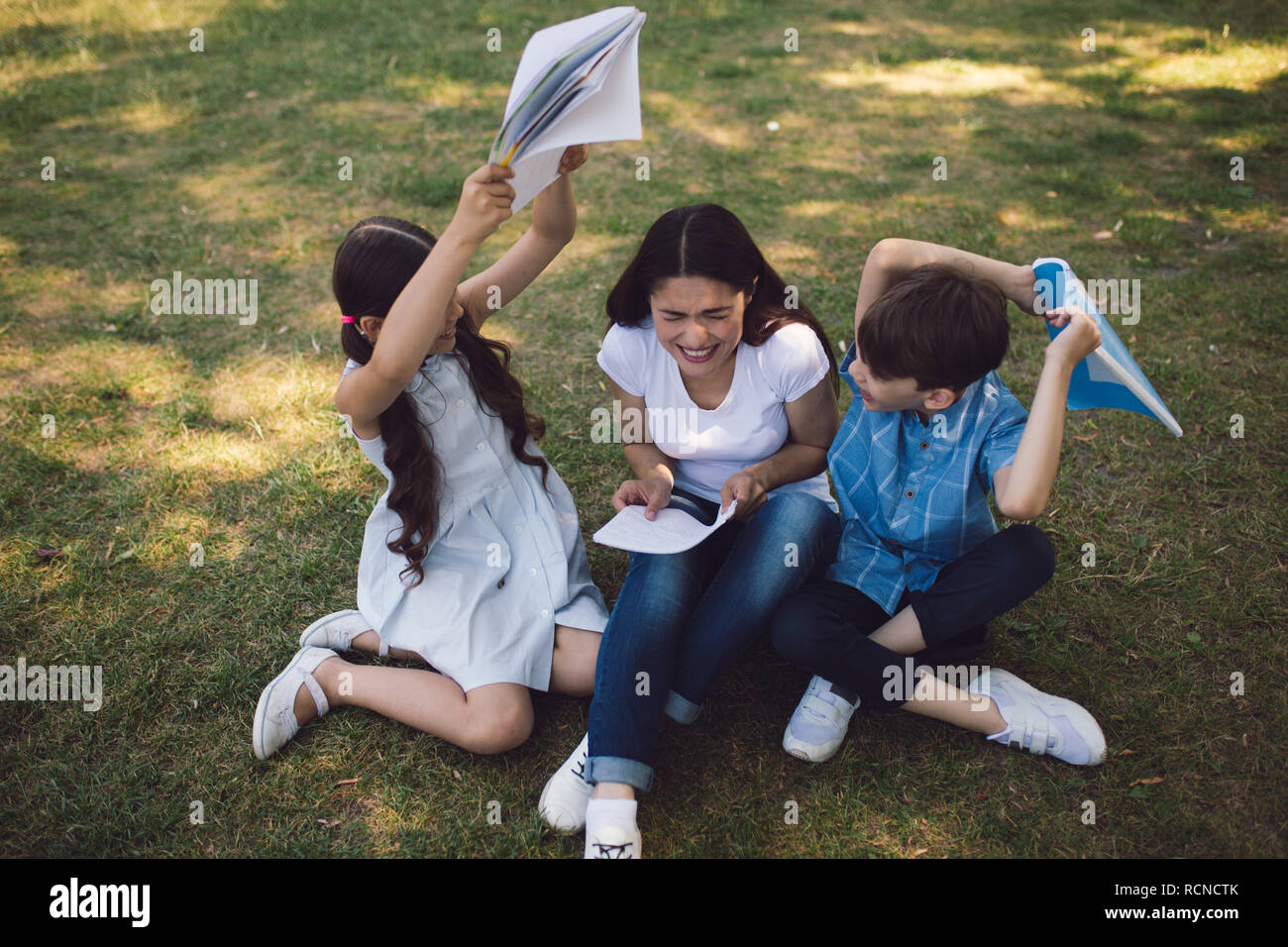 Children copy teacher hi-res stock photography and images - Alamy