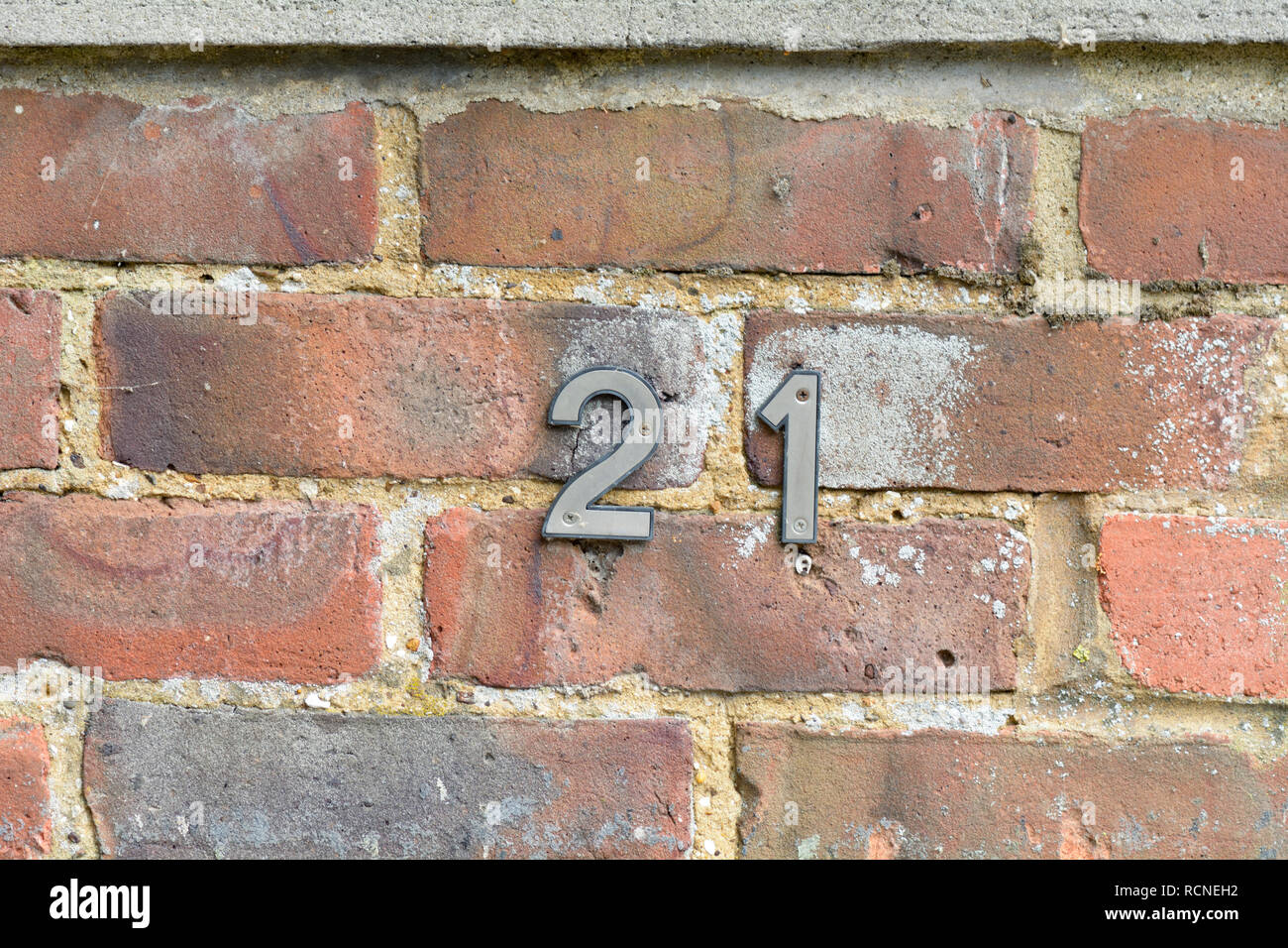 House number 21 hi-res stock photography and images - Alamy