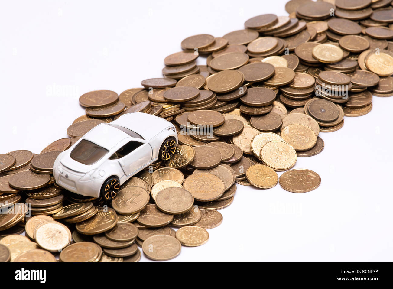 Abstract of car ownership expenses isolated Stock Photo - Alamy