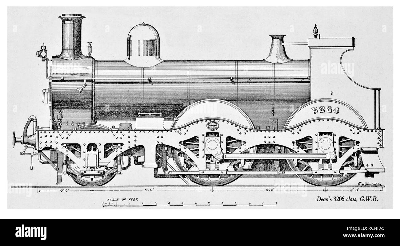Great western locomotive Cut Out Stock Images & Pictures - Alamy