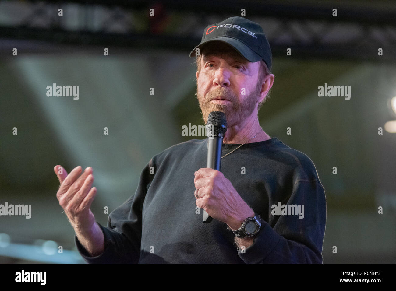 DORTMUND, GERMANY - December 1st 2018: Chuck Norris (*1940, American ...