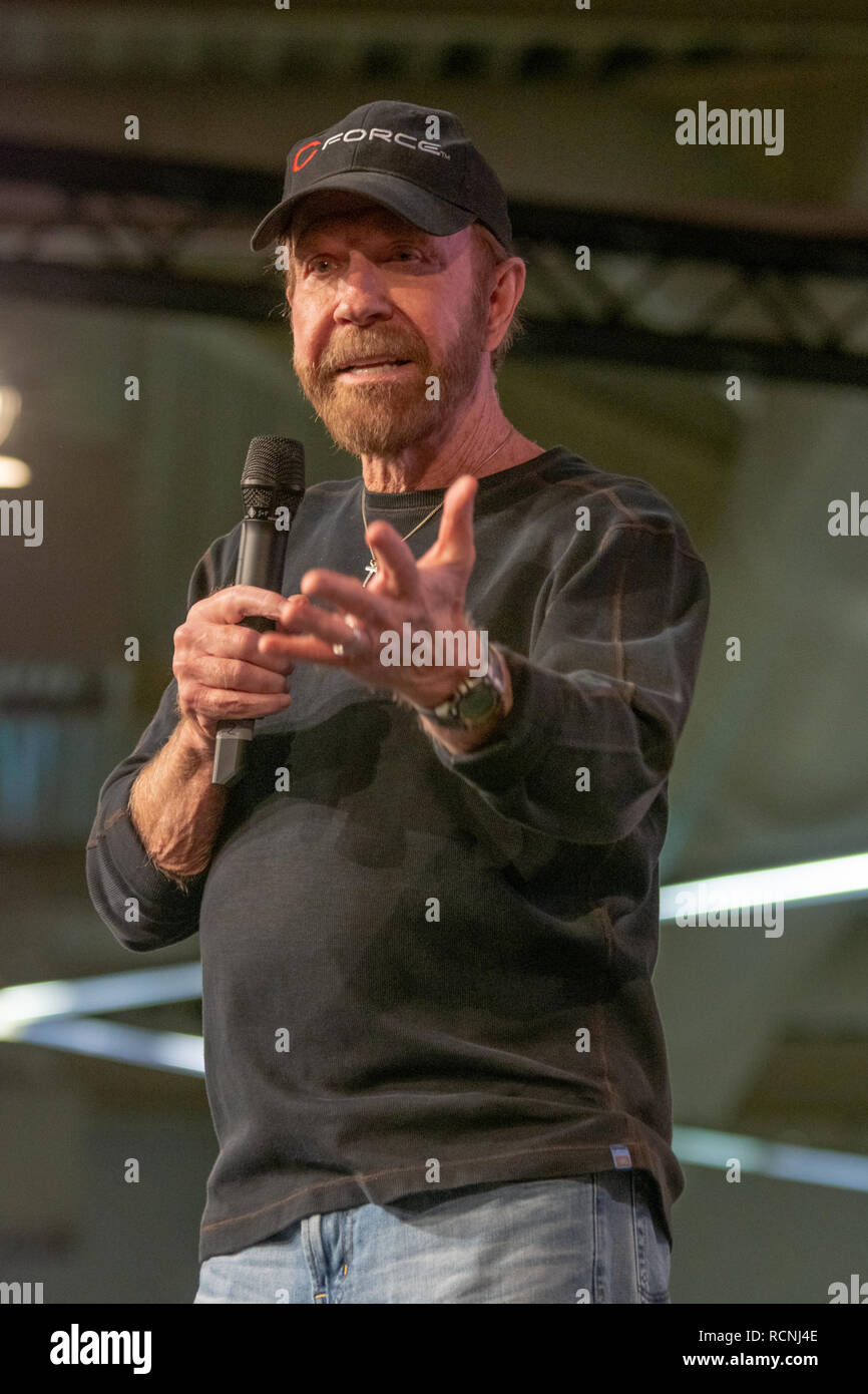 DORTMUND, GERMANY - December 1st 2018: Chuck Norris (*1940, American ...