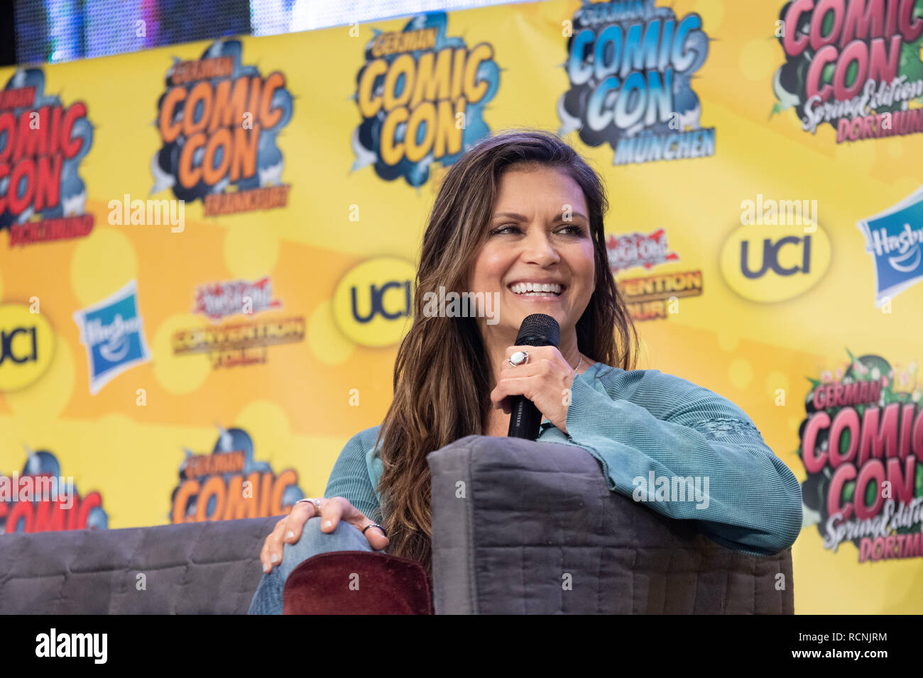 DORTMUND, GERMANY - December 1st 2018: Nia Peebles (*1961, actress ...