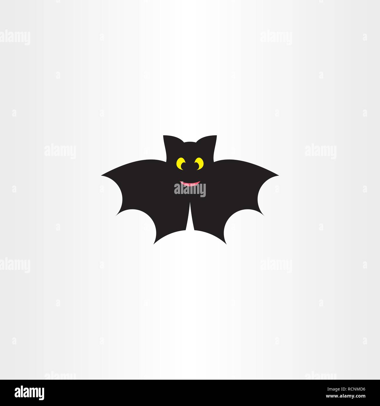 bat icon symbol black logo design vector Stock Vector Image & Art - Alamy
