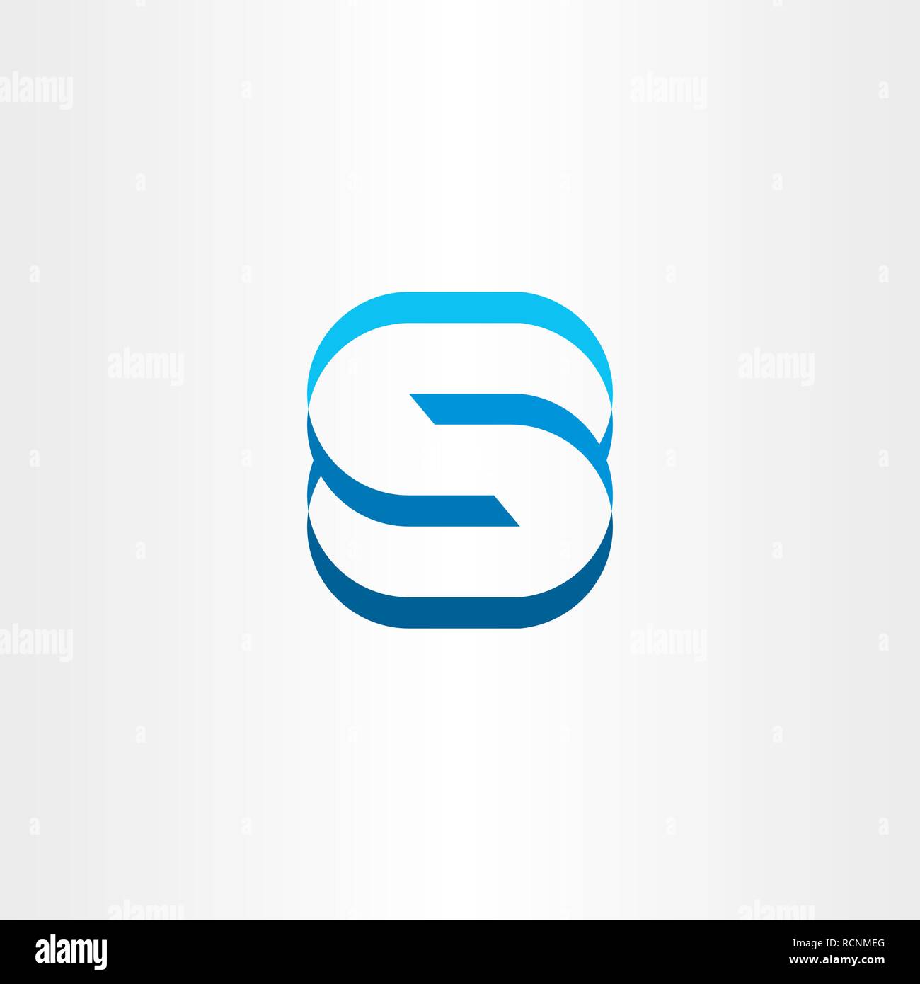 blue symbol s logo letter logotype vector Stock Vector Image & Art - Alamy