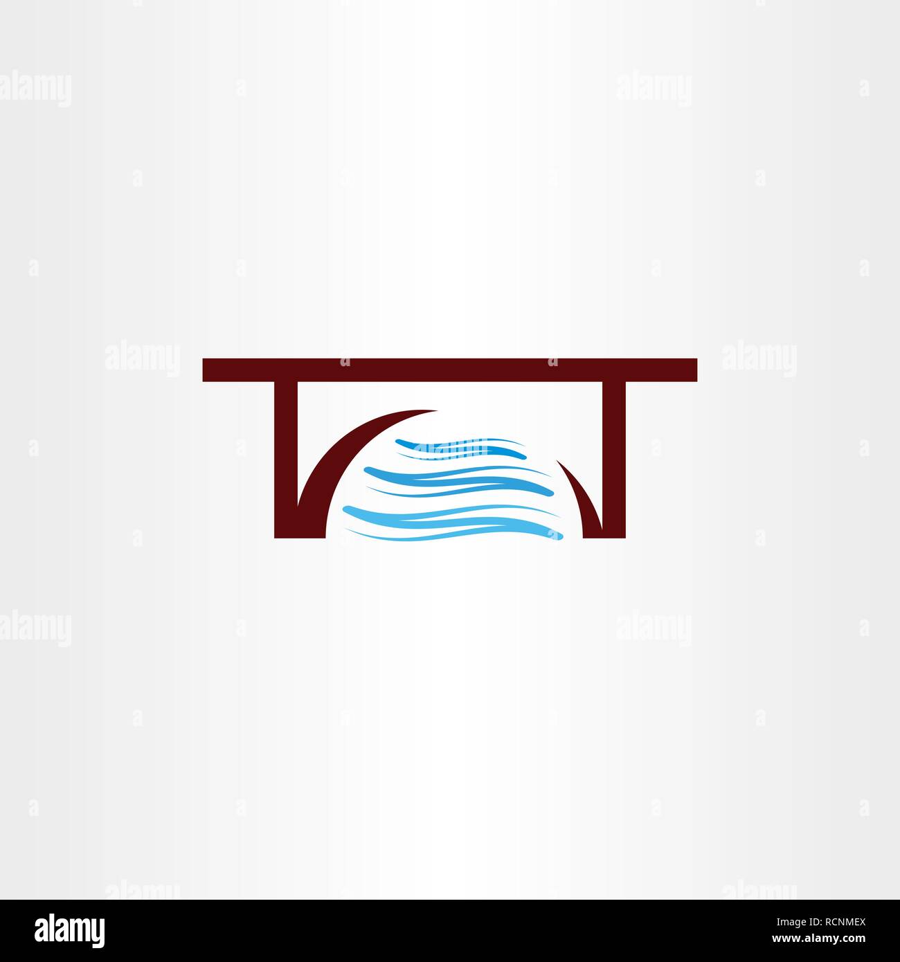 bridge construction element symbol logo vector Stock Vector Image & Art ...