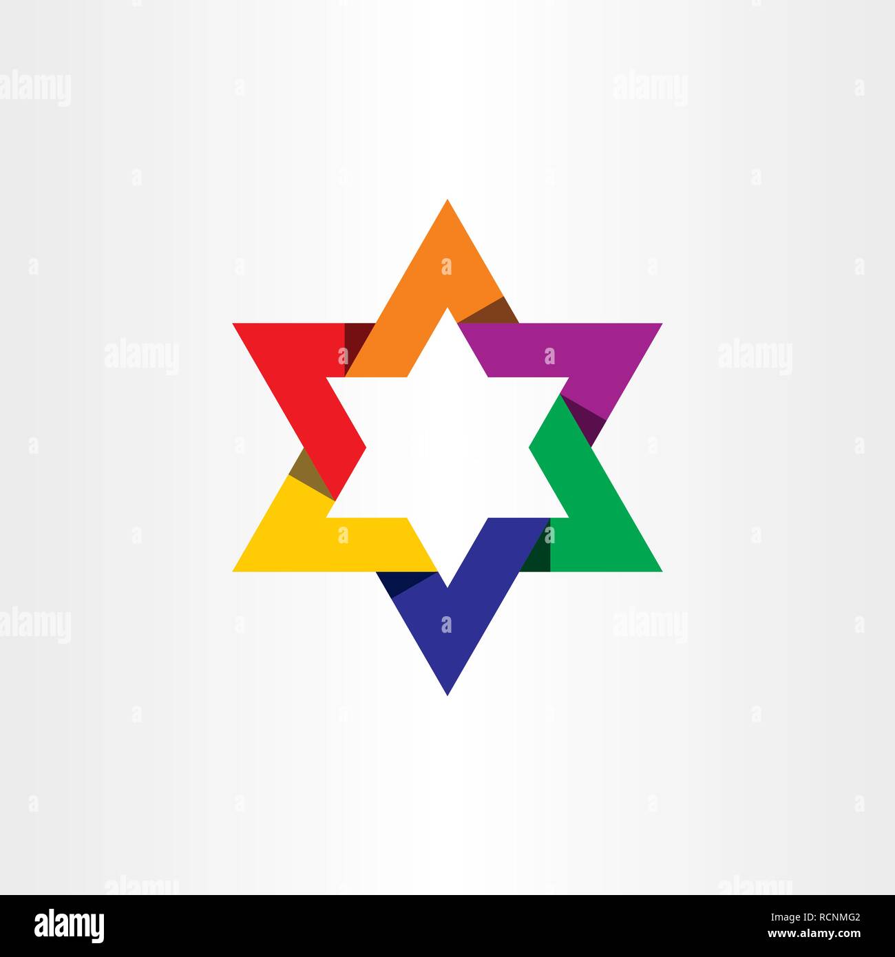 colorful star icon background symbol design element Stock Vector Image ...