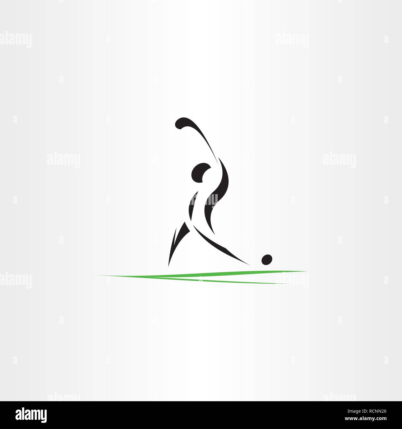 golfer man icon logo symbol design element Stock Vector Image & Art - Alamy